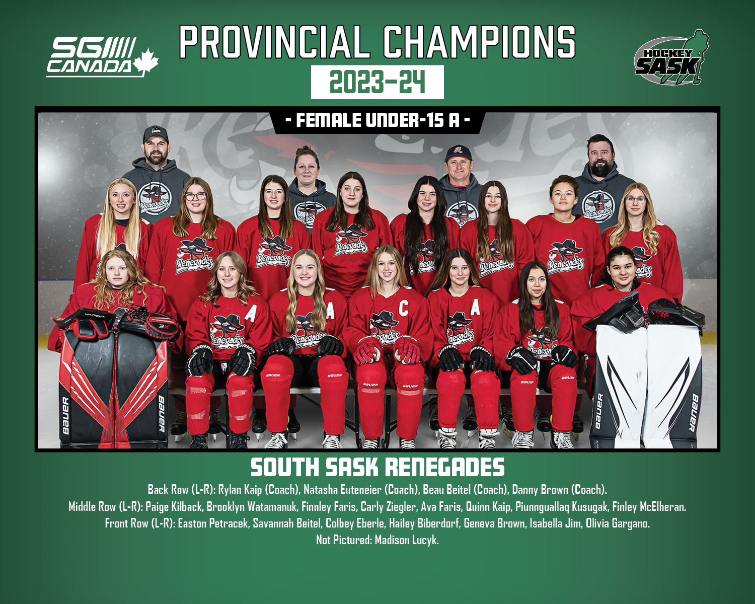 Provincial Champions « Hockey Saskatchewan